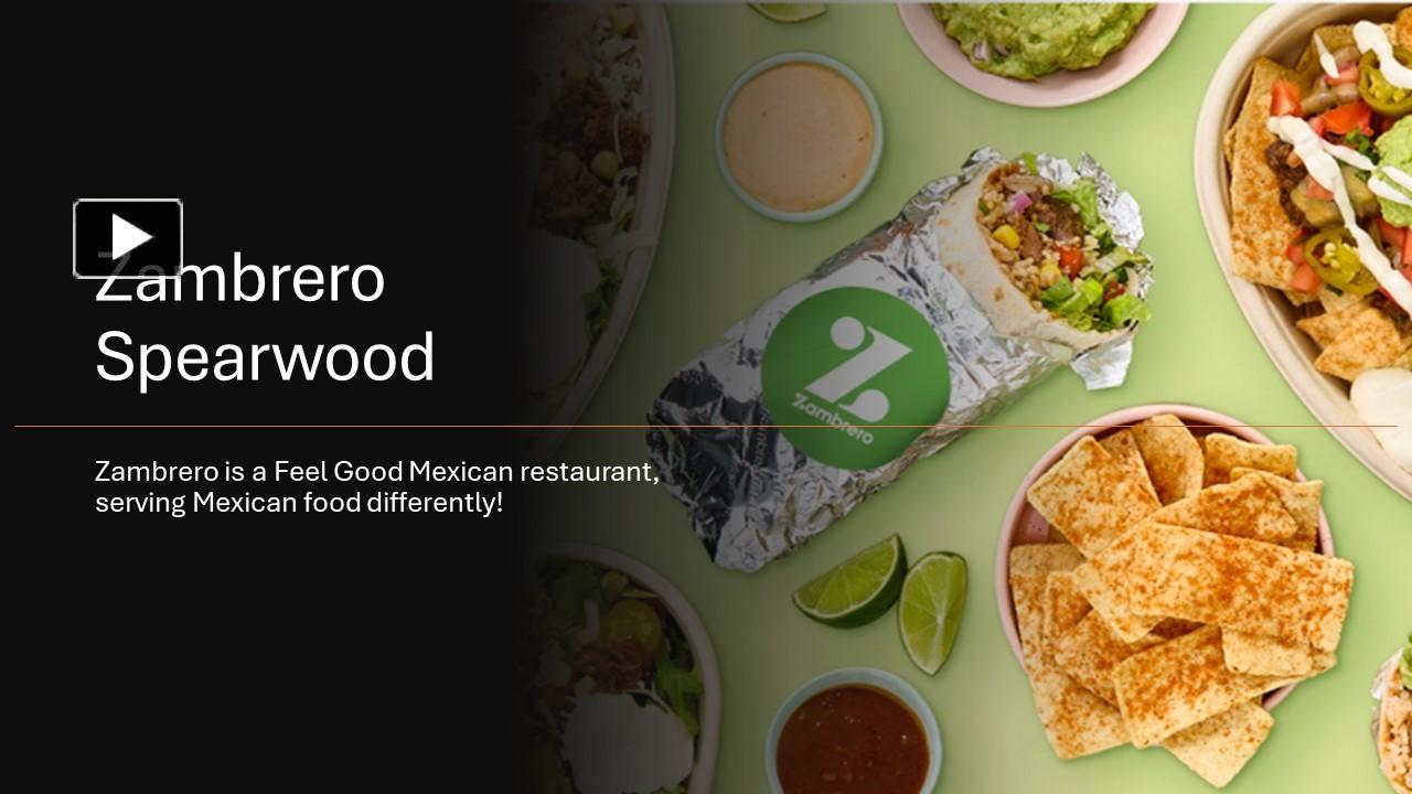 PPT – Superfoods in Mexican Cuisine PowerPoint presentation | free to ...