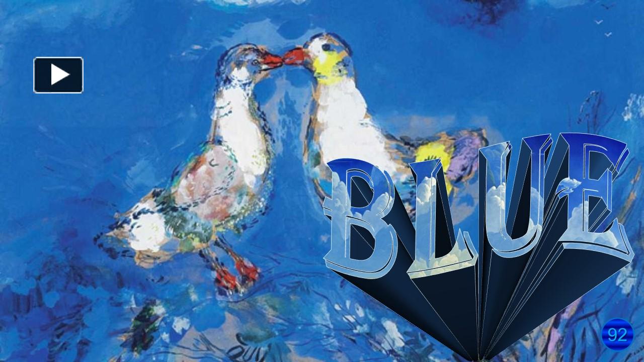 PPT – Shades of Blue 92 Marc Chagall PowerPoint presentation | free to ...