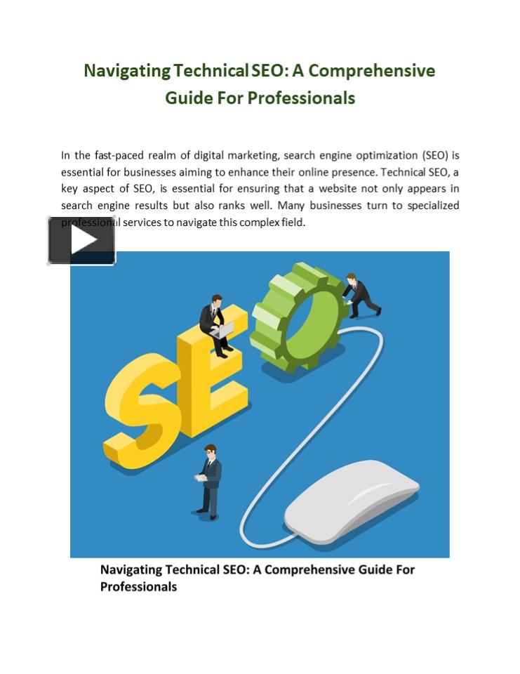 PPT – Navigating Technical SEO: A Comprehensive Guide For Professionals PowerPoint presentation ...