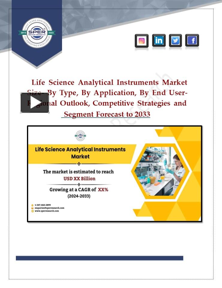 PPT – Life Science Analytical Instruments Market Share, Trends and Future Analysis till 2033 ...