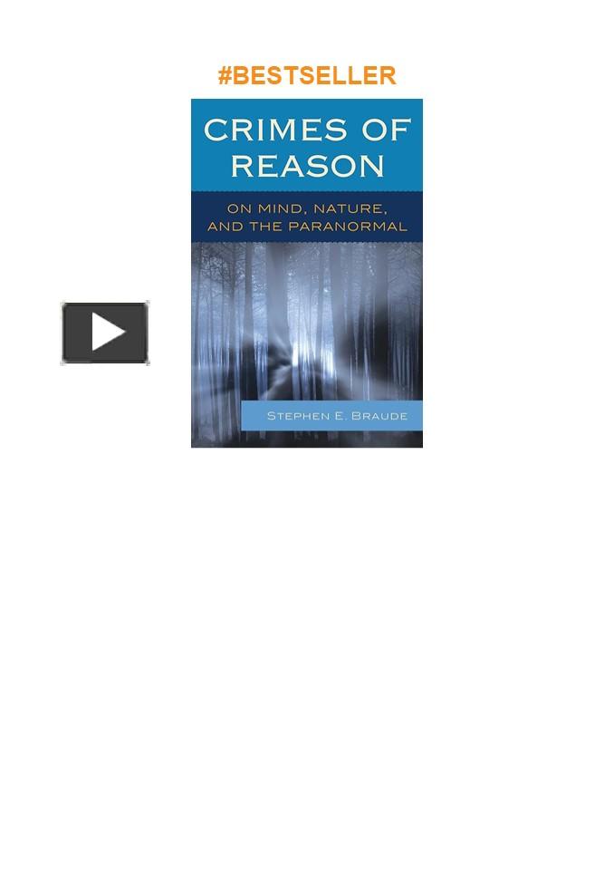 PPT – download Crimes of Reason: On Mind, Nature, and the Paranormal PowerPoint presentation ...
