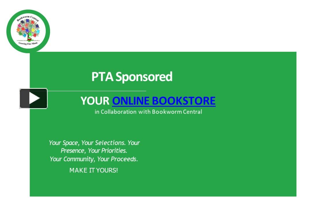PPT – Bookworm Central PTA Sponsored School Online Bookstores PowerPoint presentation | free to ...
