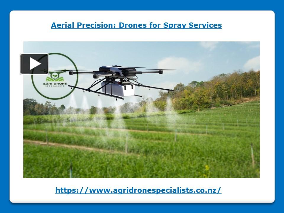 Aerial Precision - Drones for Spray Services presentation | free to download