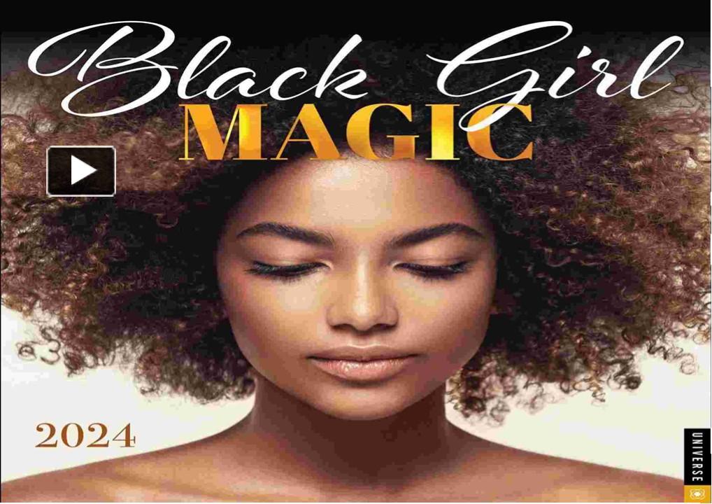 ⚡[PDF] Black Girl Magic 2024 Wall Calendar presentation | free to download