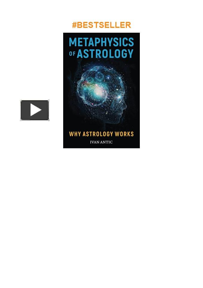 download pdf Metaphysics of Astrology: Why Astrology Works (Existence - Consciousness - Bliss ...