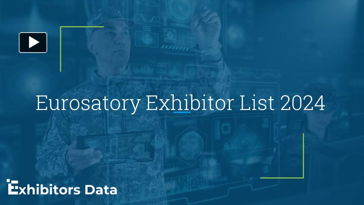 PPT – Eurosatory Exhibitor List 2024 PowerPoint presentation | free to download - id: 994177-NDQxZ