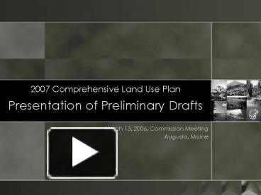 PPT – Presentation of Preliminary Drafts PowerPoint presentation | free to view - id: 99431-ZmYyO