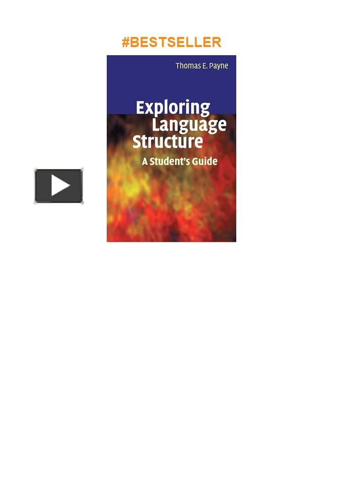 download Exploring Language Structure: A Student's Guide presentation | free to download