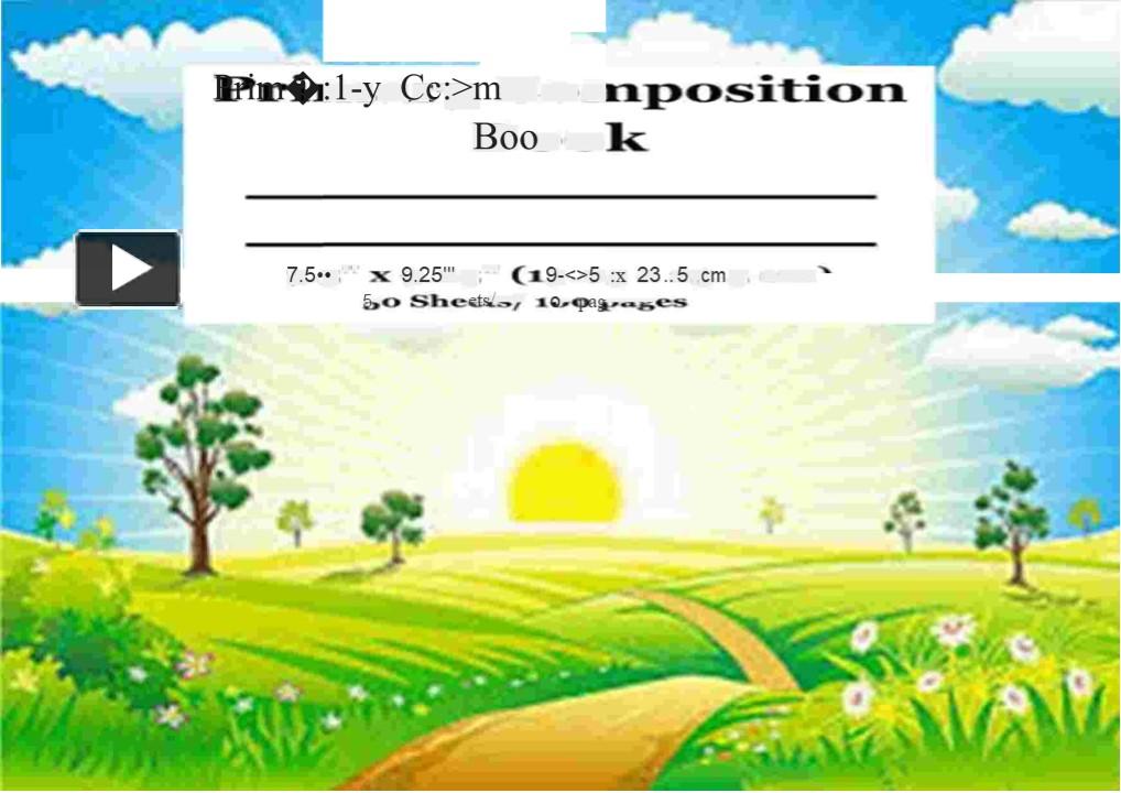 PPT – ⚡Read [PDF] primary composition notebook: Black Marble, Grades K-2 Kindergarten primary ...