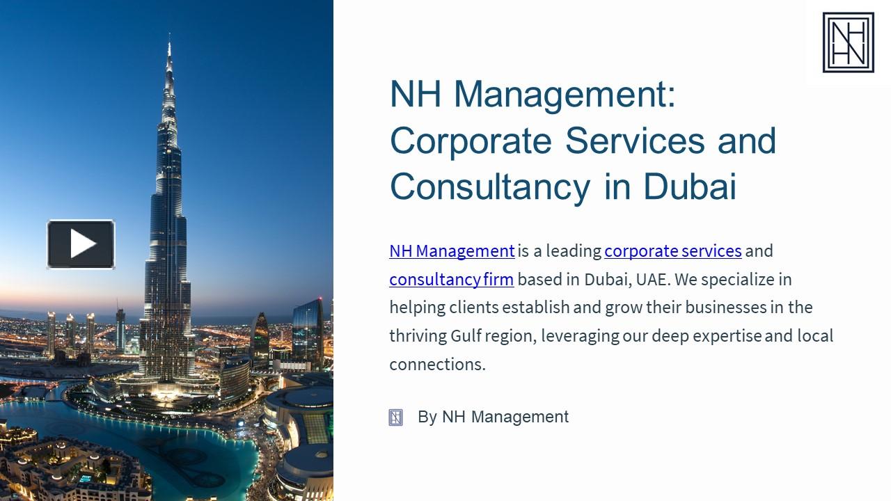 PPT – NH Management Corporate Services and Consultancy in Dubai PowerPoint presentation | free ...