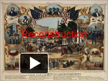 PPT – Reconstruction PowerPoint presentation | free to view - id: 994a7 ...