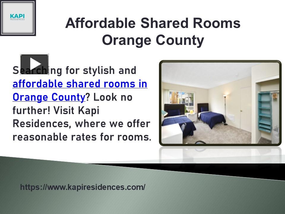 PPT – Affordable Shared Rooms Orange County PowerPoint presentation | free to download - id ...
