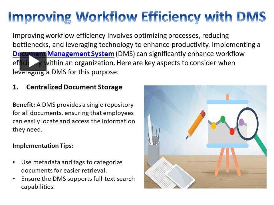 PPT – Improving Workflow Efficiency with Document Management System ...
