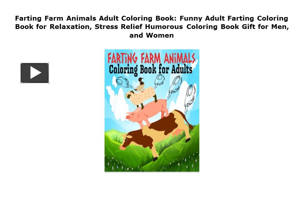 PPT – READ [PDF] Farting Farm Animals Adult Coloring Book: Funny Adult Farting Co PowerPoint ...