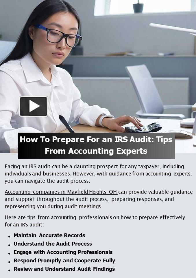 PPT – How To Prepare For an IRS Audit: Tips From Accounting Experts PowerPoint presentation ...