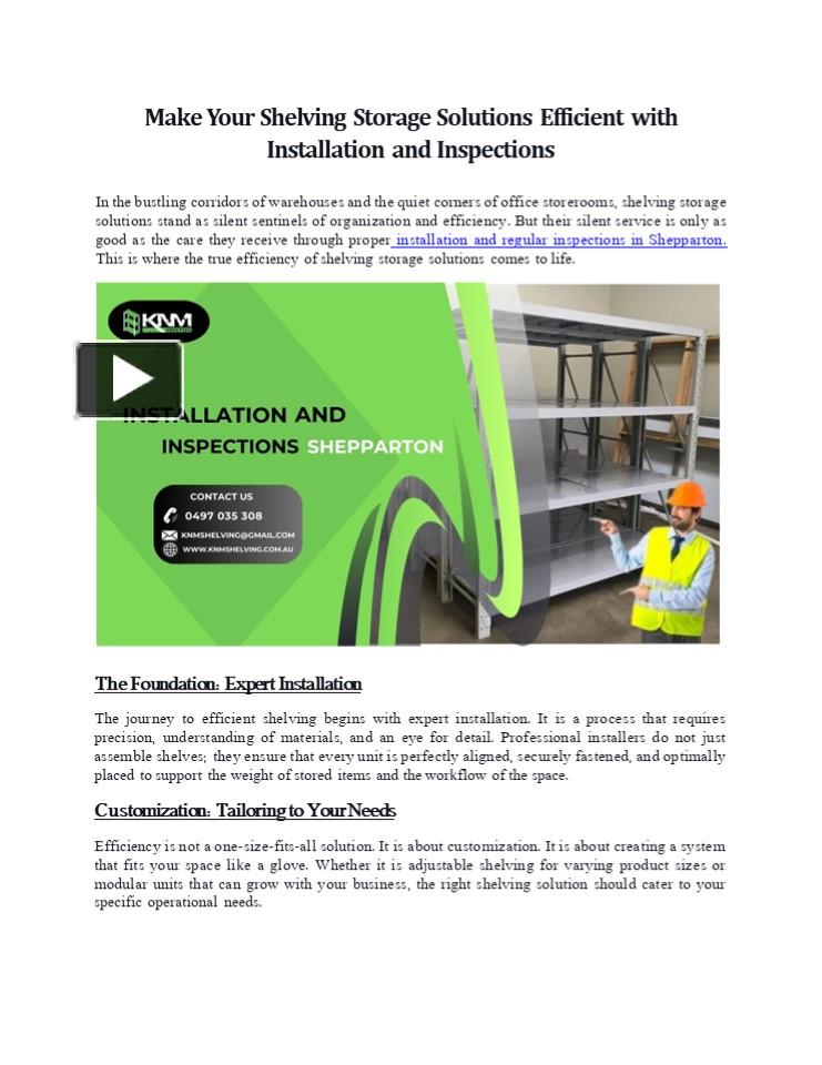 PPT – Cool Room Shelving ,Installation and Inspections Shepparton,Albury PowerPoint presentation ...