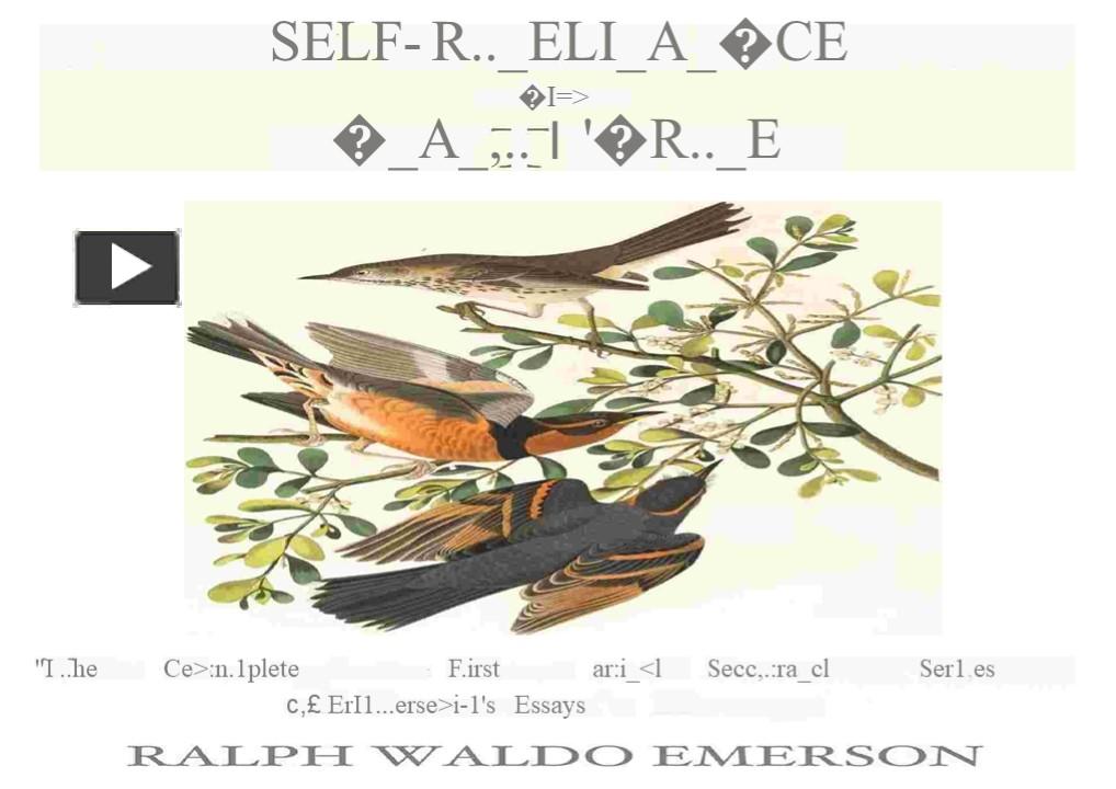 PPT – PDF/READ Self-Reliance and Nature: The Complete First and Second ...