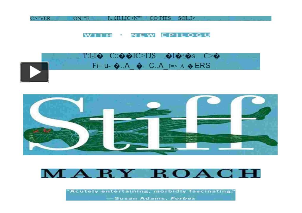 PPT – PDF/READ Stiff: The Curious Lives of Human Cadavers PowerPoint presentation | free to ...