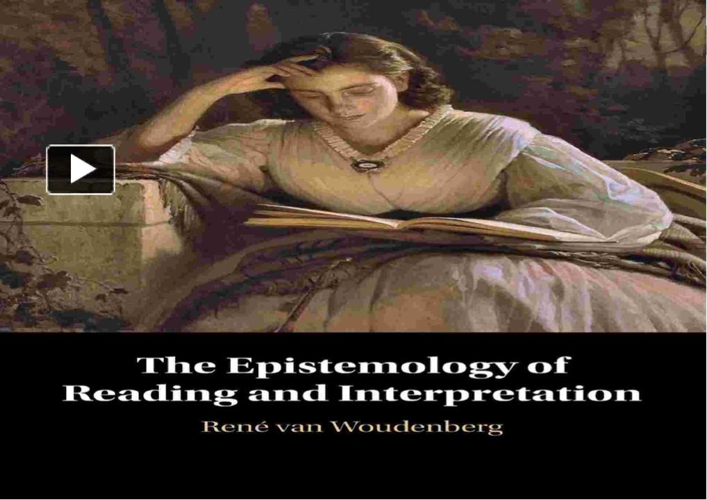 PPT – PDF_⚡ The Epistemology of Reading and Interpretation PowerPoint ...