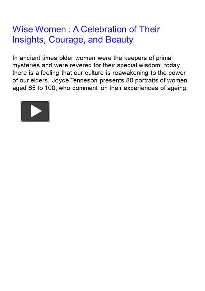 PPT – PDF/READ Wise Women : A Celebration of Their Insights, Courage, and Beauty PowerPoint ...