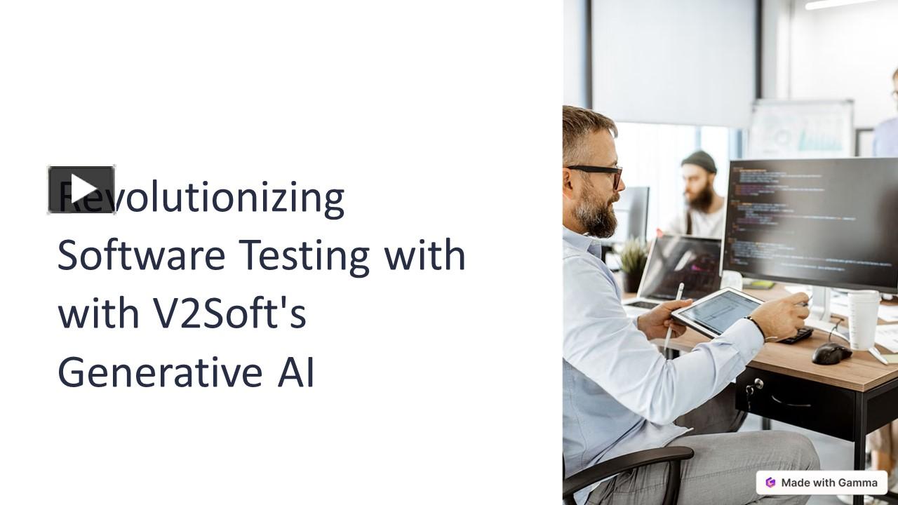 Ppt Generative Ai In Mobile Apps Generative Ai For Testing V2soft 9592