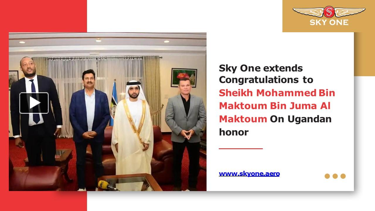 Sky One and Jaideep Mirchandani Celebrate Sheikh Mohammed Bin Maktoum presentation | free to ...