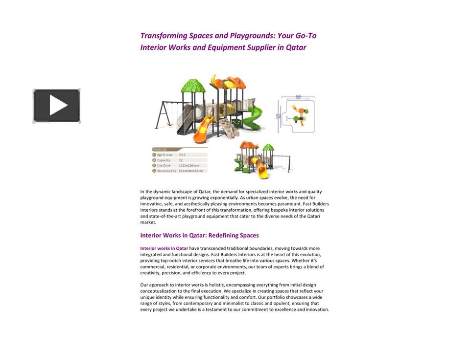 Transforming Spaces and Playgrounds: Your Go-To Interior Works and ...