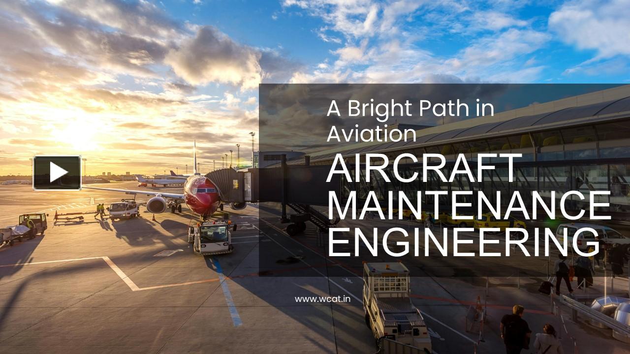 PPT – Aircraft Maintenance Engineering Colleges PowerPoint presentation ...