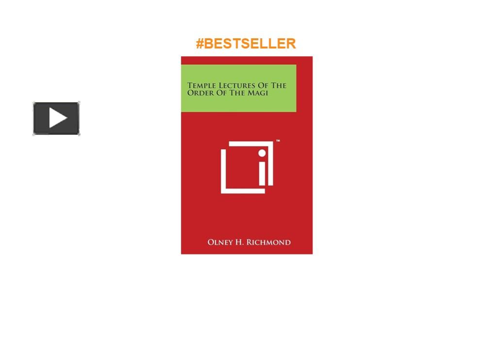 Download⚡️(PDF) ️ Temple Lectures Of The Order Of The Magi presentation | free to download