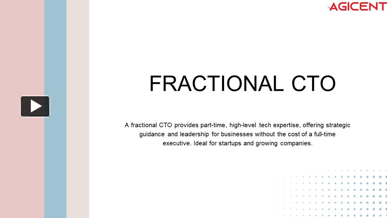 PPT – Fractional CTO for Startups: Key Responsibilities PowerPoint presentation | free to ...