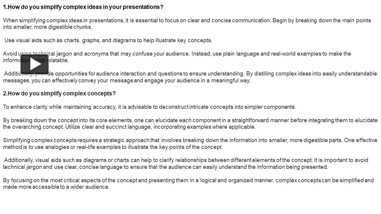 PPT – Expert Tips for Consultants on Simplifying Presentations PowerPoint presentation | free to ...