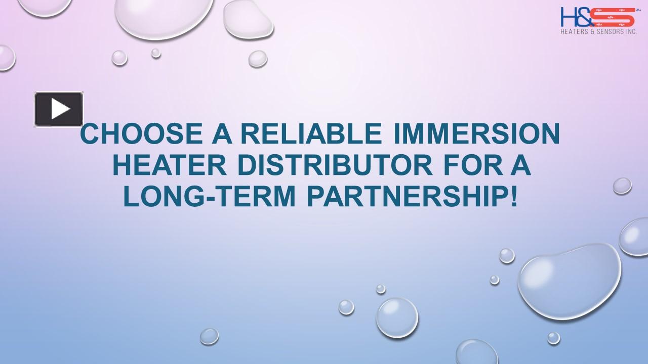 PPT – Partner with a Trusted Immersion Heater Distributor for Long-Term Success! PowerPoint ...