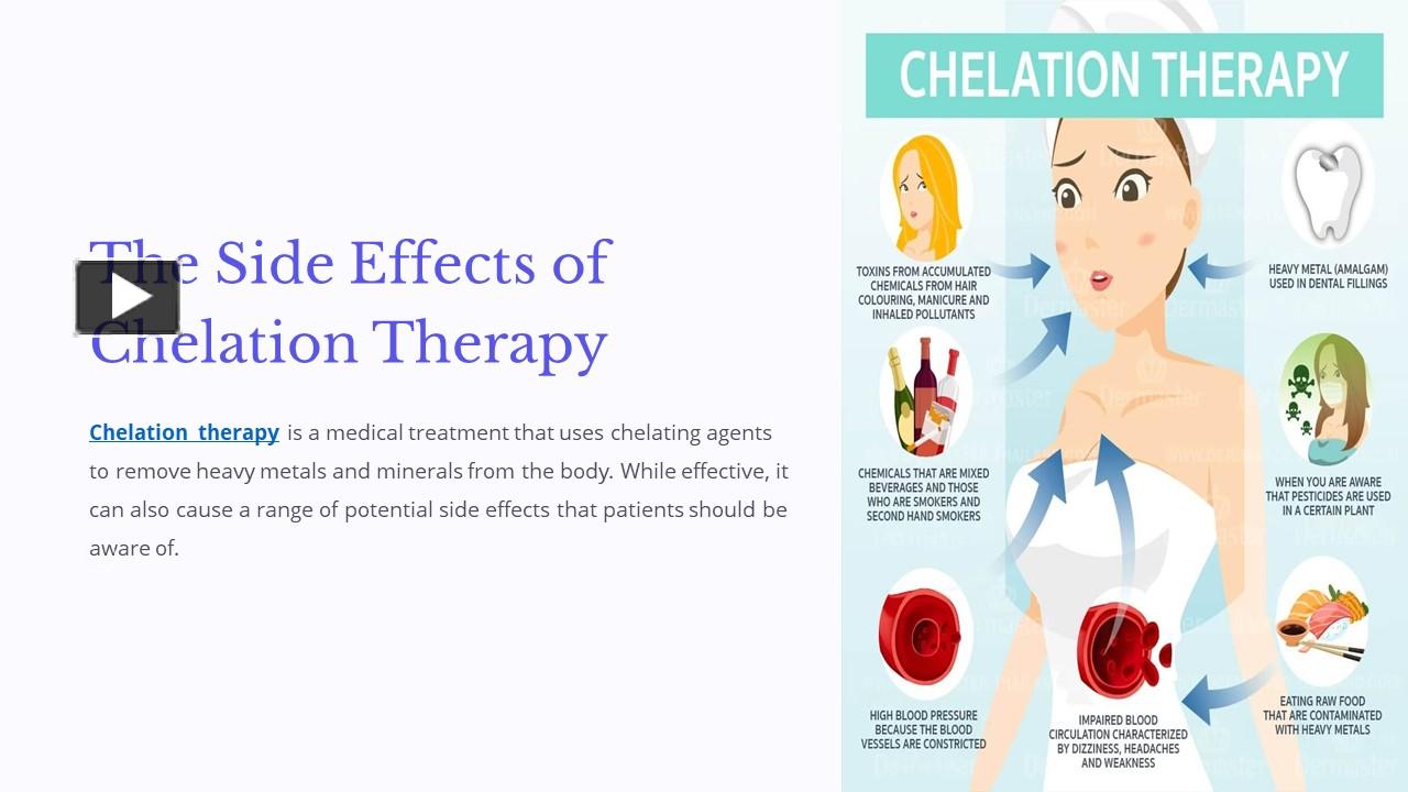 The Side Effects of Chelation Therapy presentation | free to download