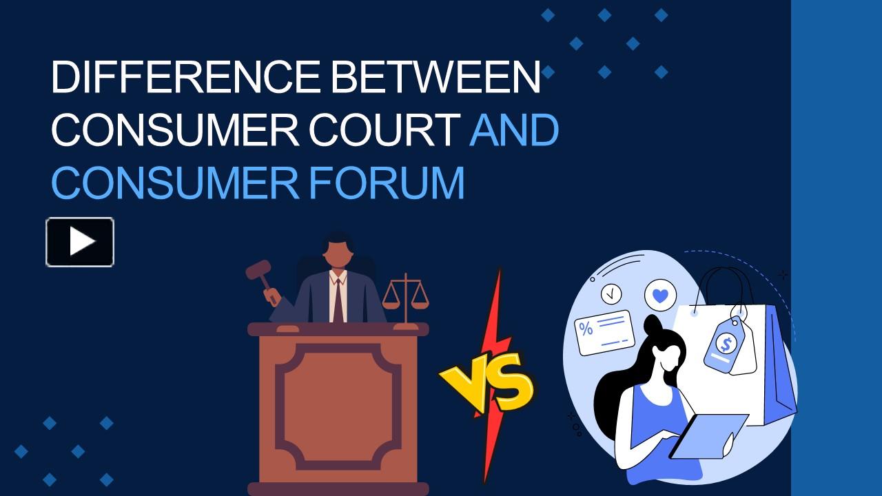 Ppt Difference Between Consumer Court And Consumer Forum Powerpoint