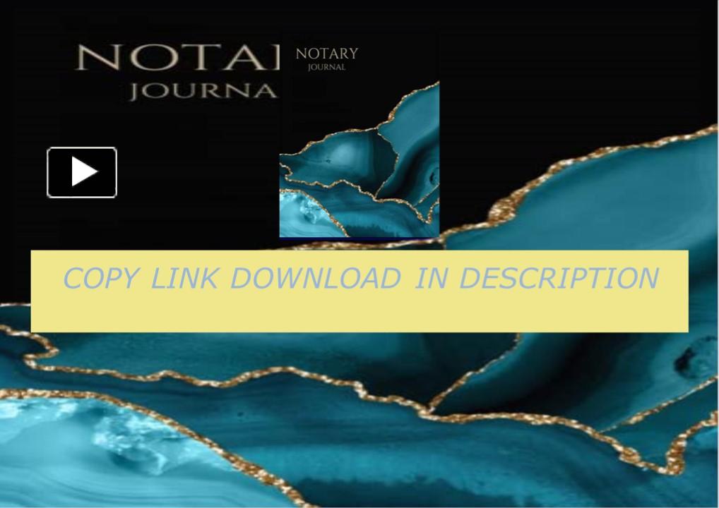 PPT – PDF⚡ NOTARY JOURNAL: Notary Public Record Log Book - Notary Public Journal for Recording ...