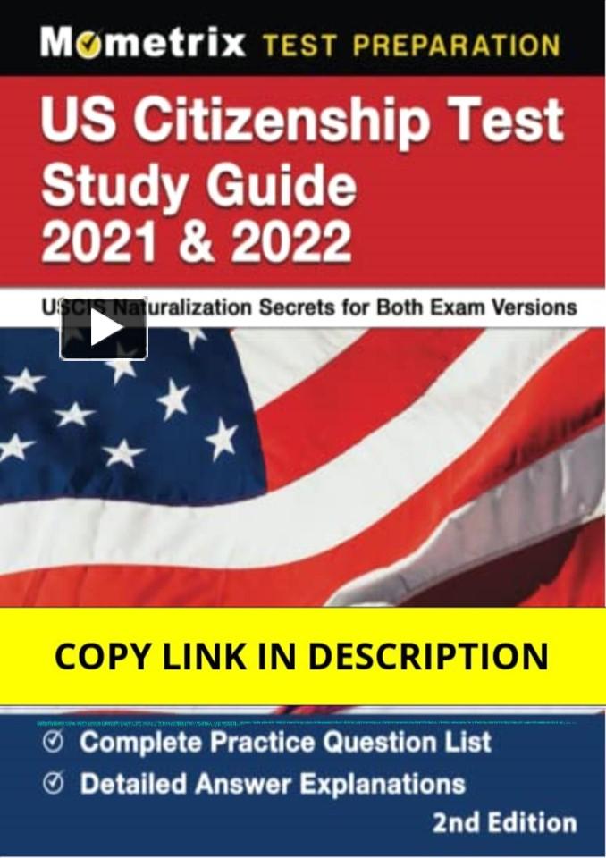 PDF Download US Citizenship Test Study Guide 2021 and 2022: USCIS ...