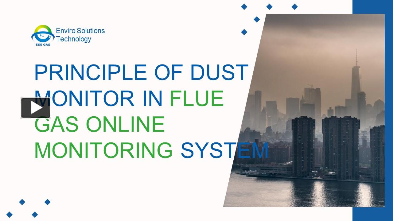 Principle Of Dust Monitor In Flue Gas Online Monitoring System Presentation Free To Download