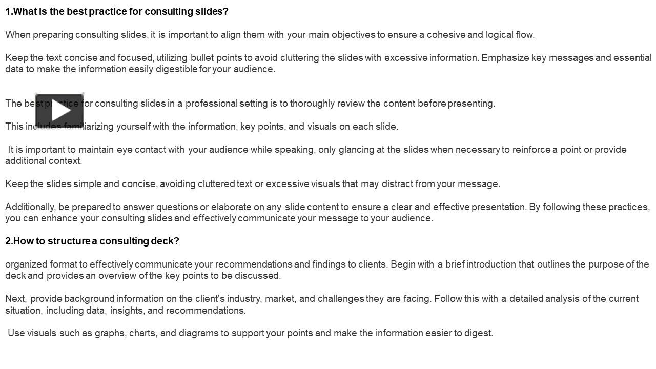 PPT – 7 Creative Concepts for Professional Consulting Deck Designs PowerPoint presentation ...