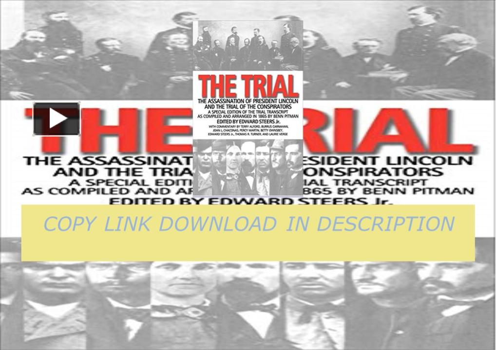 PPT – pdf (download)⚡ The Trial: The Assassination of President Lincoln ...