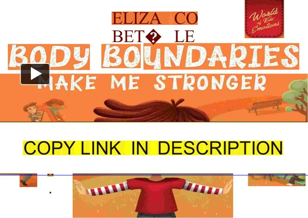 Download Book [PDF] Body Boundaries Make Me Stronger: Personal Safety ...