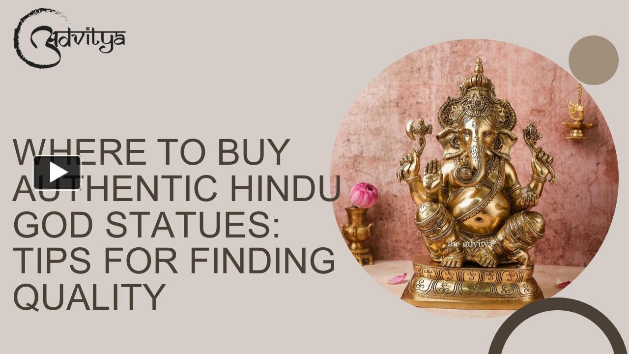 PPT – Where to Buy Authentic Hindu God Statues: Tips for Finding Quality PowerPoint presentation ...