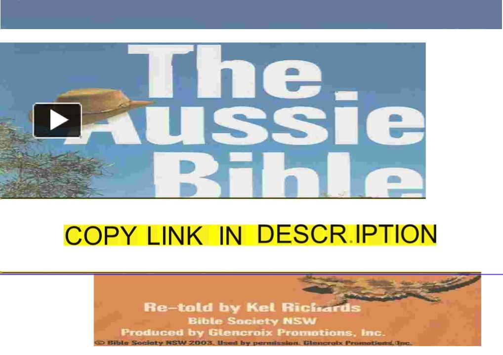 PPT – ⚡PDF ️ The Aussie Bible (Well, Bits of it Anyway!) PowerPoint presentation | free to ...