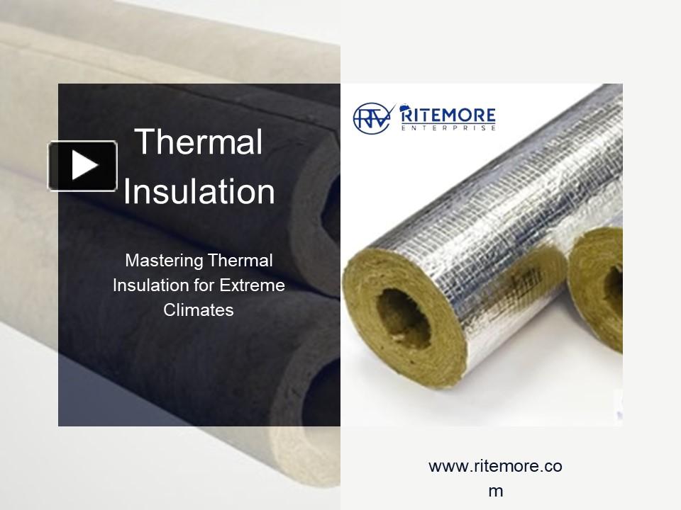 Thermal Insulation presentation | free to download