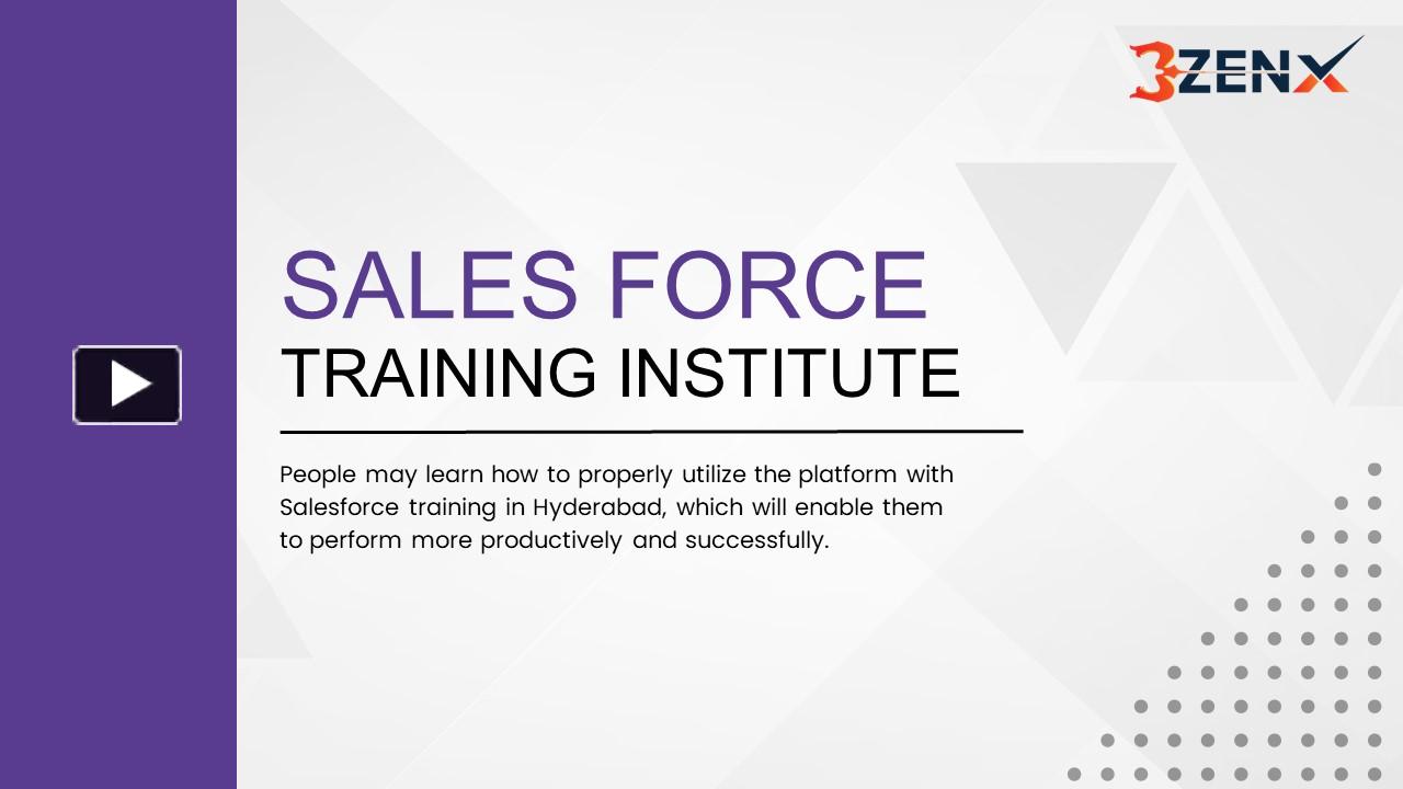 Ppt Salesforce Institute In Hyderabad With Placement Powerpoint Presentation Free To