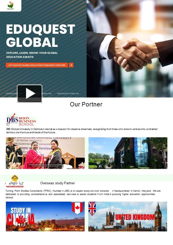 PPT – Brochure - Eduquest Global PowerPoint presentation | free to download - id: 99b538-Nzk3N