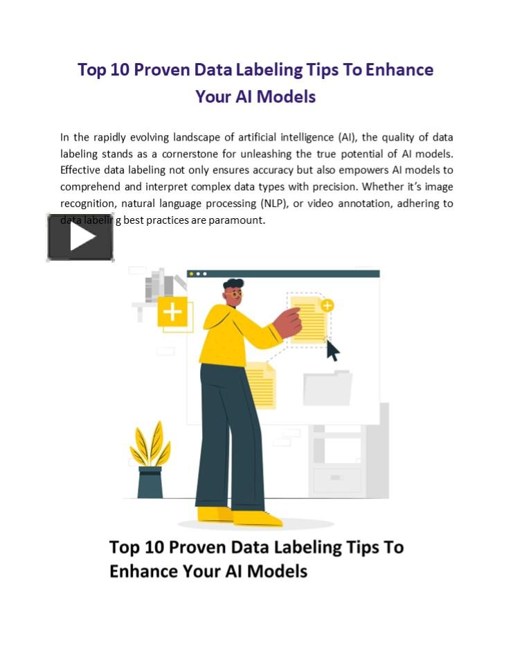 PPT – Top 10 Proven Data Labeling Tips To Enhance Your AI Models PowerPoint presentation | free ...