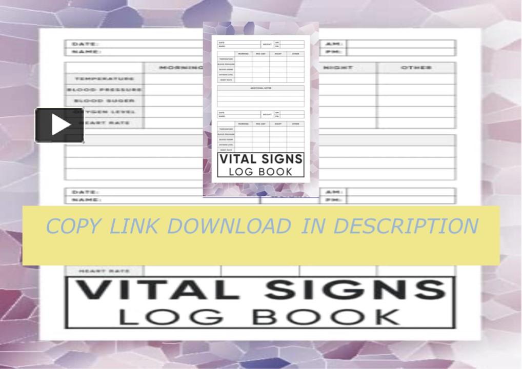 PPT – [PDF] ️Download ⚡️ Vital Signs Log Book: Vital Signs Log Book for Weight, Blood Pressure ...