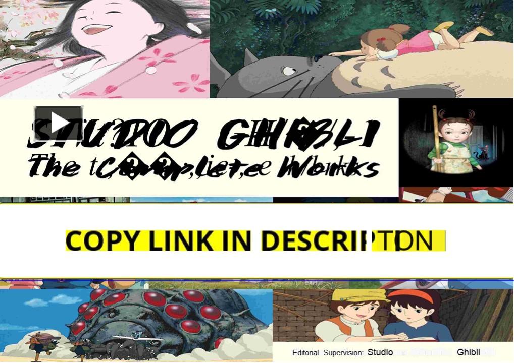 $PDF$/READ Studio Ghibli: The Complete Works presentation | free to ...