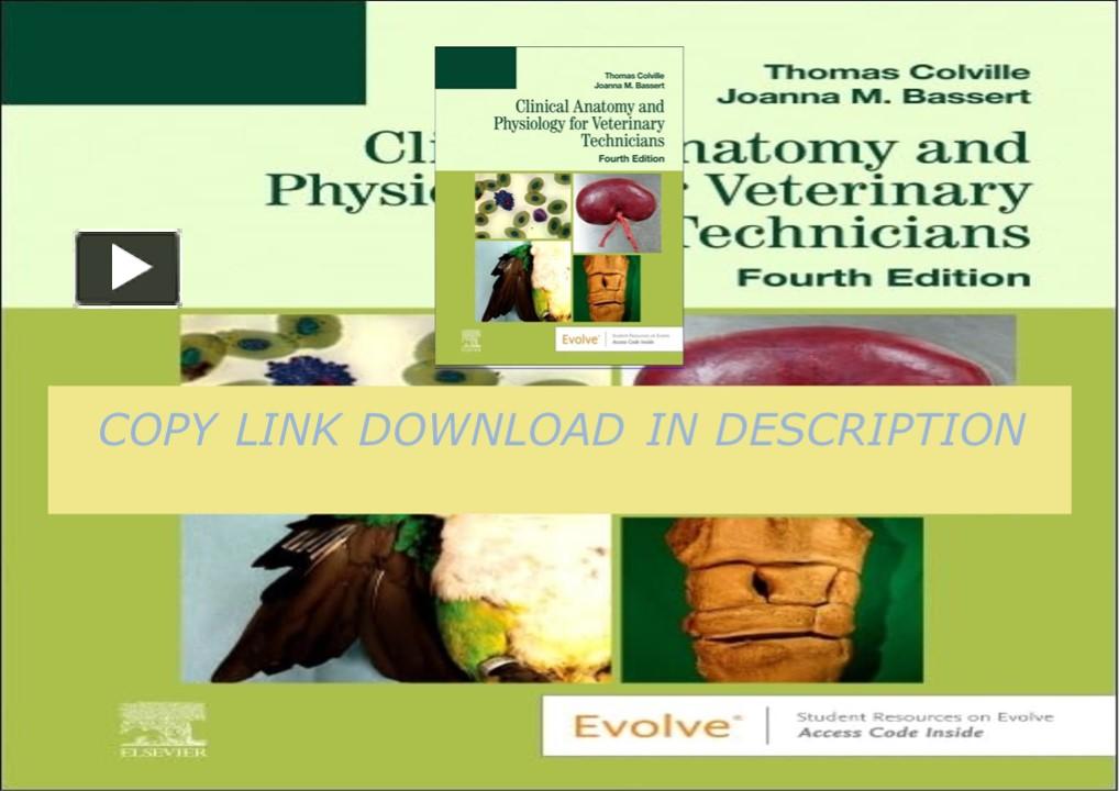 Download ⚡️PDF ️ Clinical Anatomy and Physiology for Veterinary ...