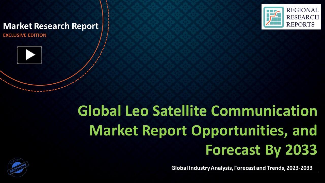 Ppt Leo Satellite Communication Market Report Opportunities And Forecast By 2033 Powerpoint
